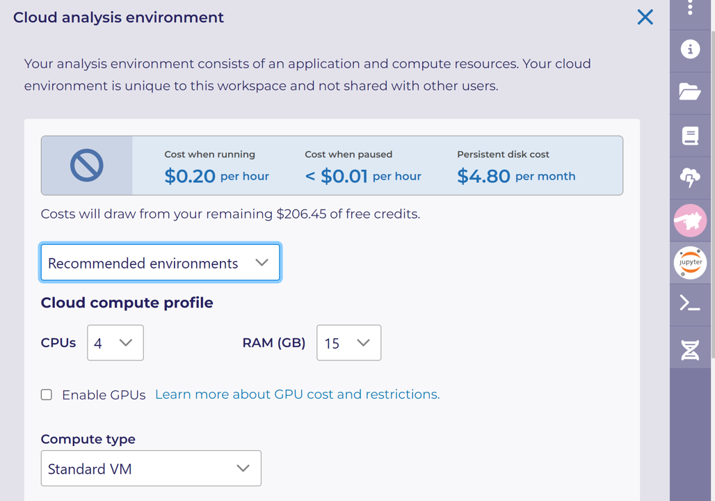 Using Customizing And Optimizing Jupyter Cloud Environments User Support