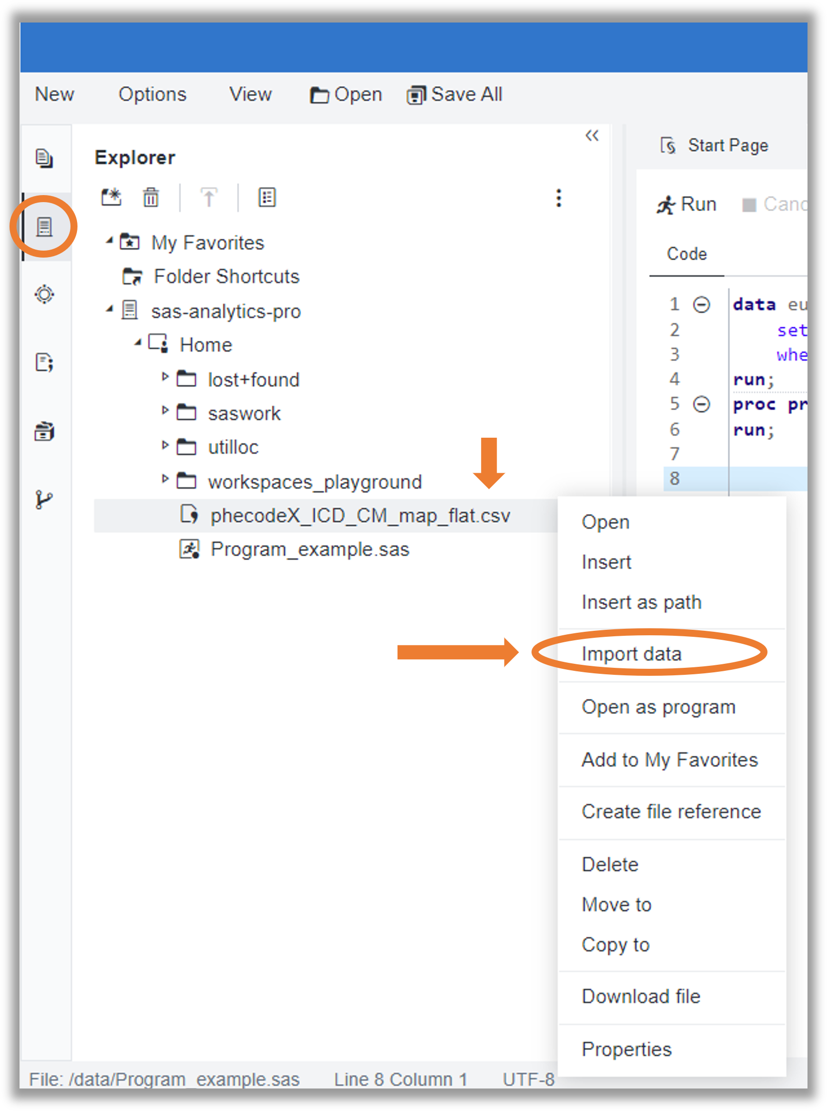 How to run SAS in the Researcher Workbench – User Support